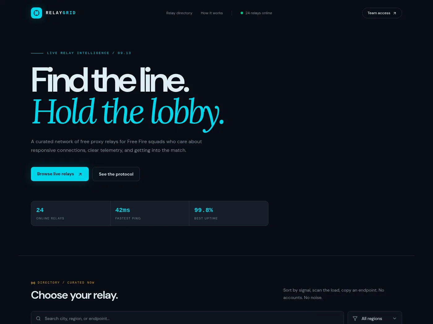 Free Fire Proxy Hub