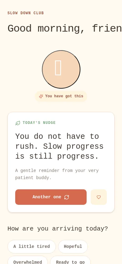 Encourage Sloth Buddy