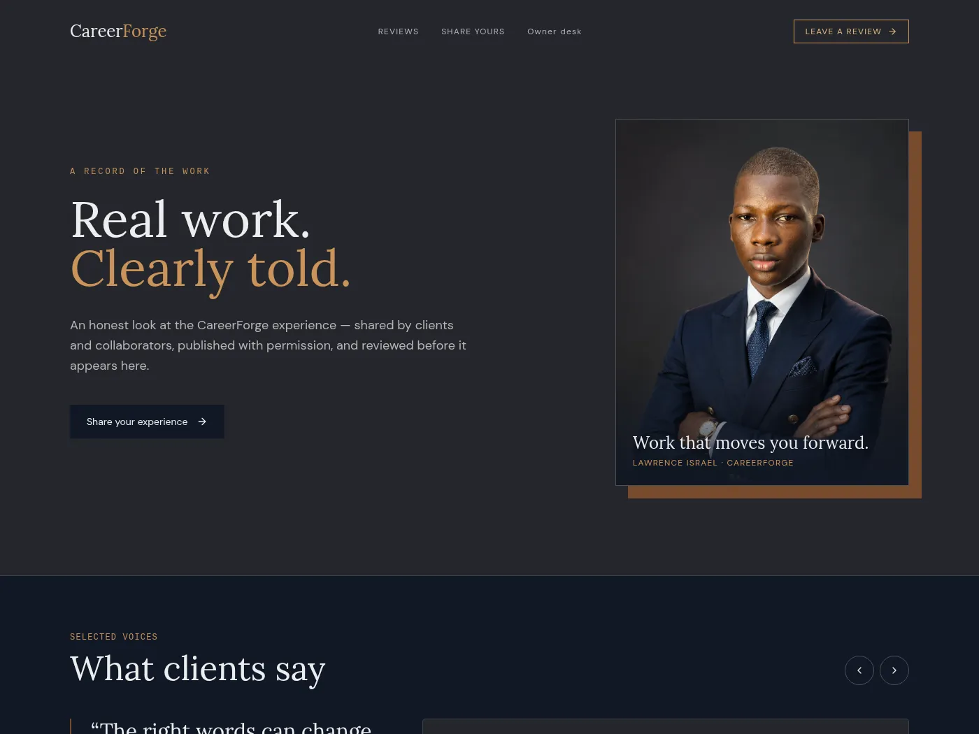CareerForge Review Suite