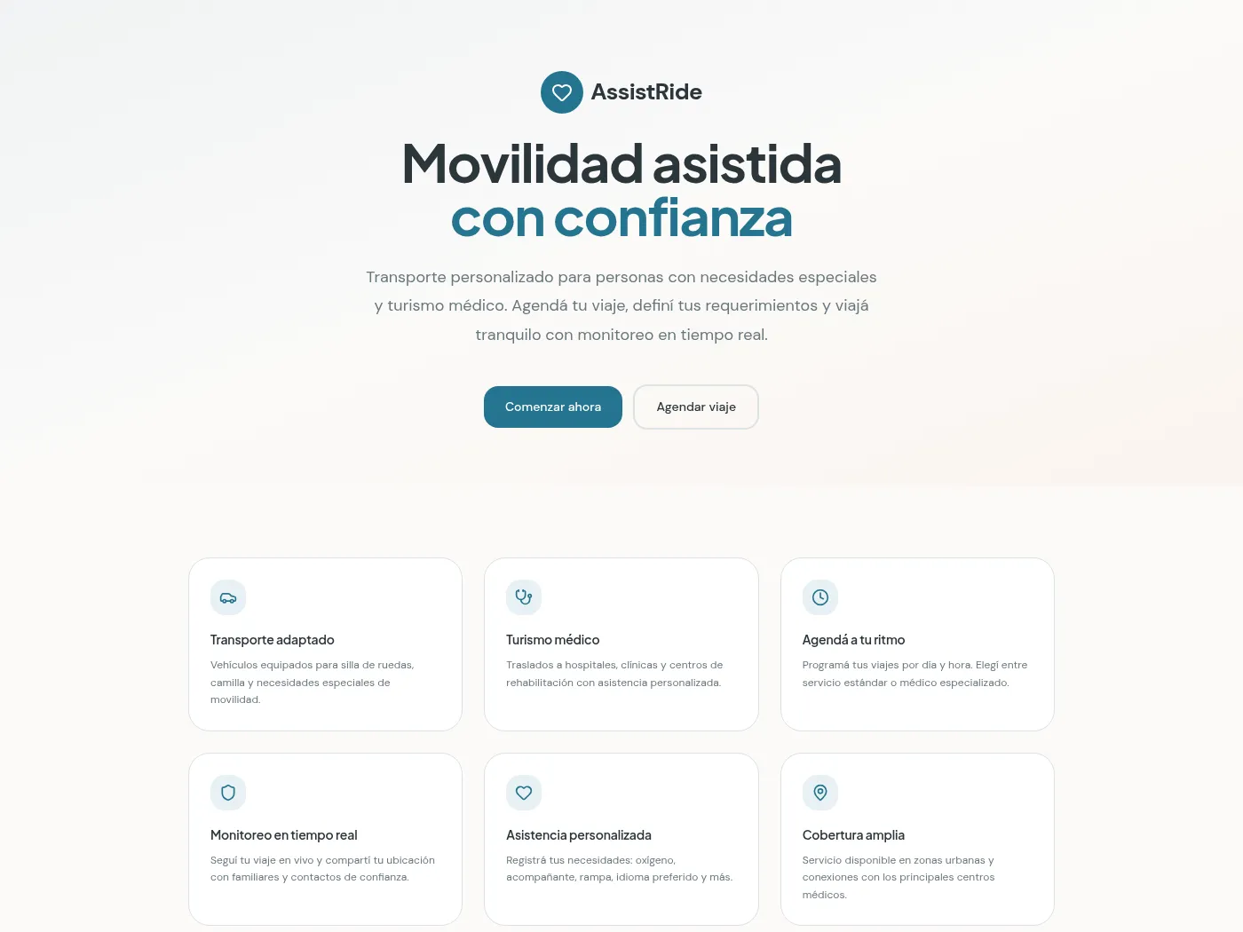 AssistRide Mobility App