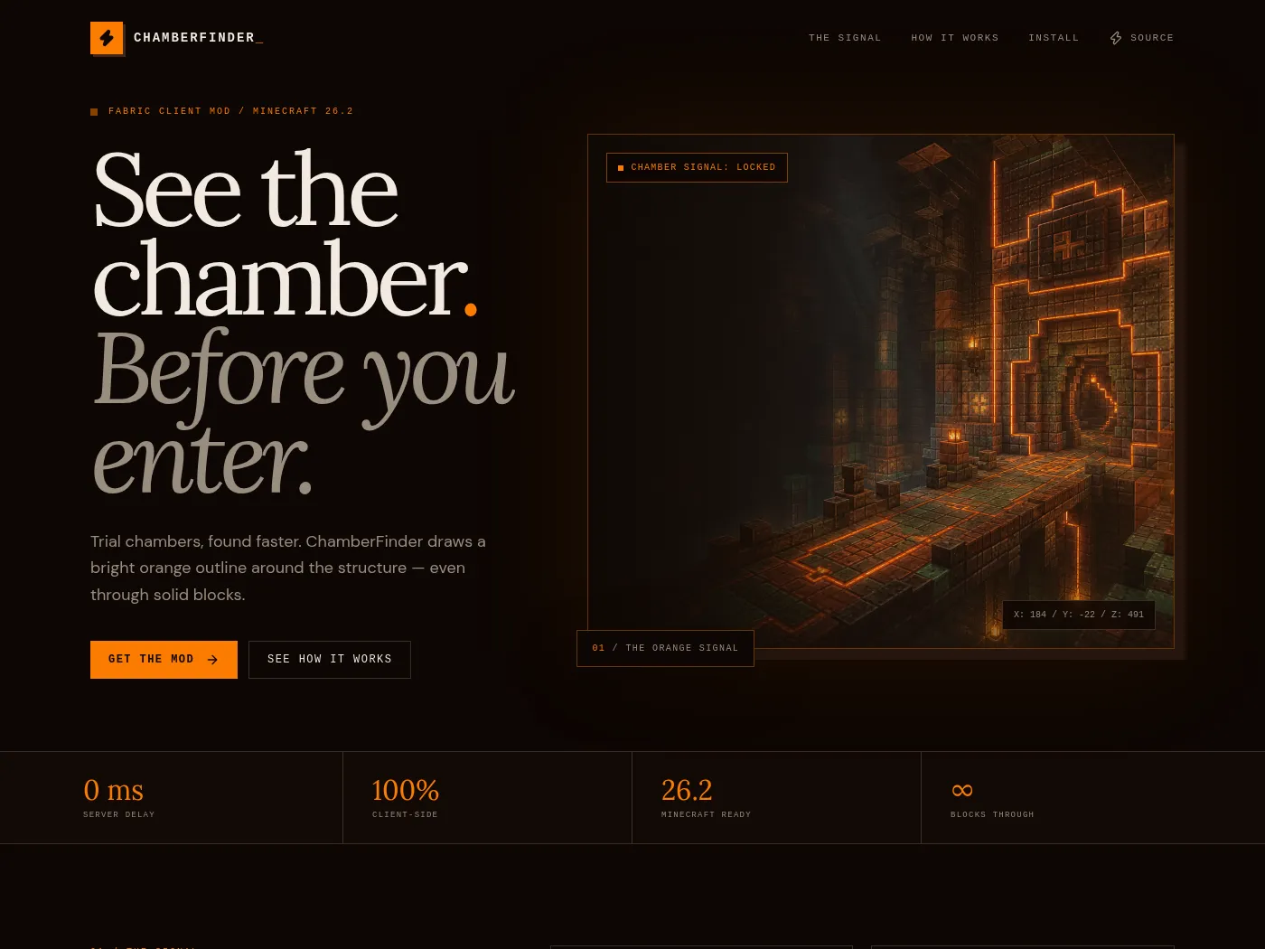 ChamberFinder Mod
