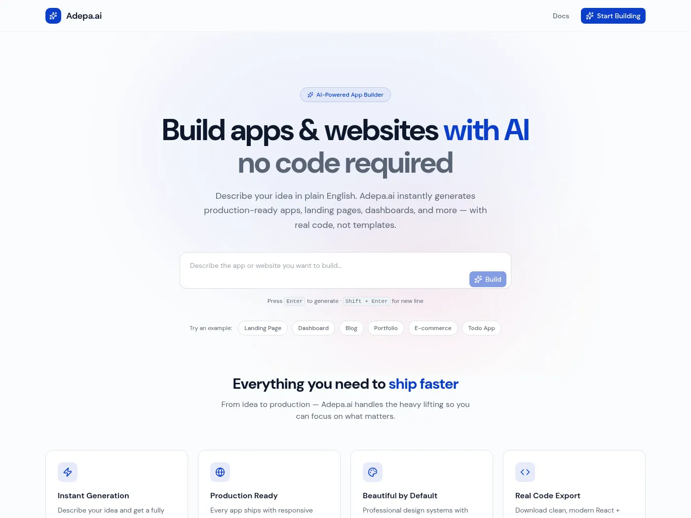 Adepa.ai Builder