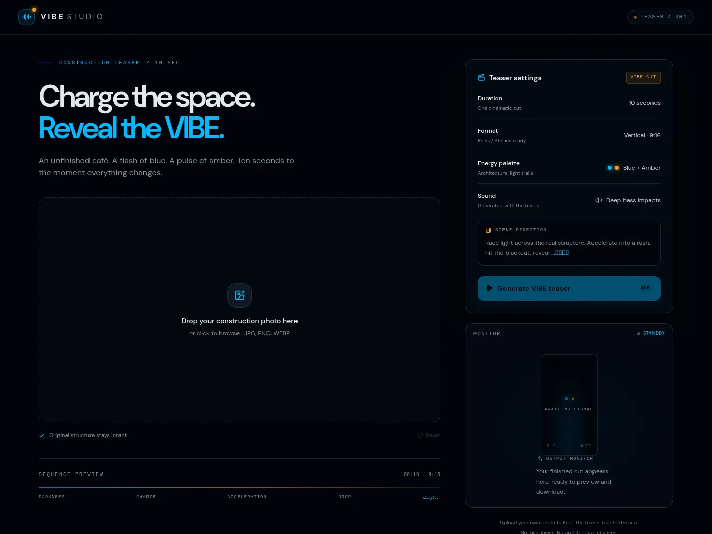 VIBE Construction Teaser