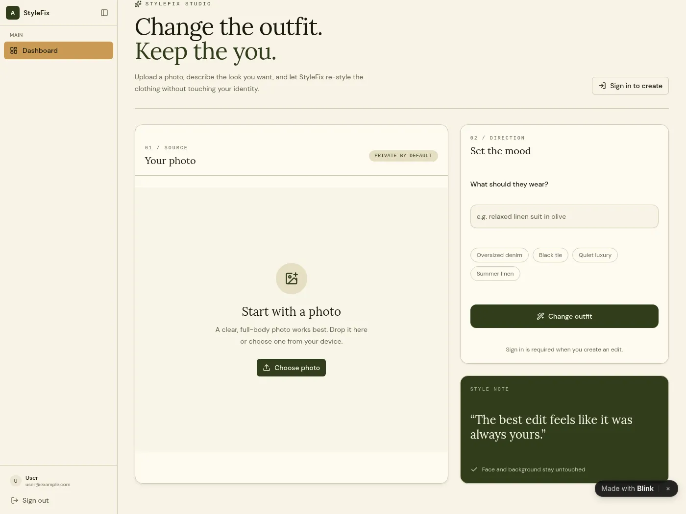 StyleFix AI Assistant