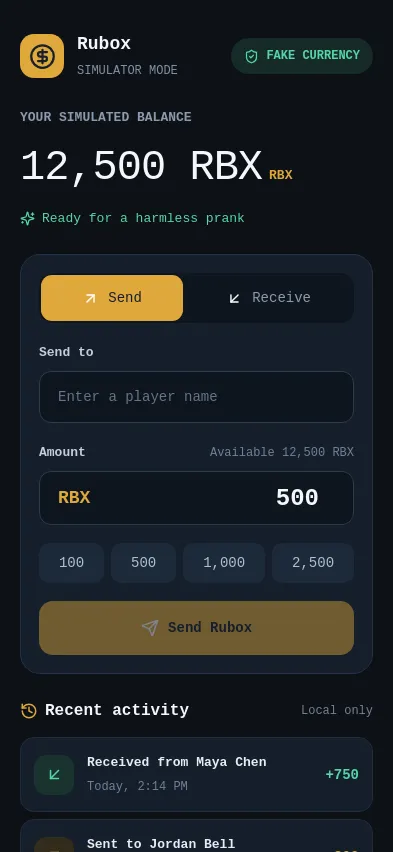 Rubox Simulator