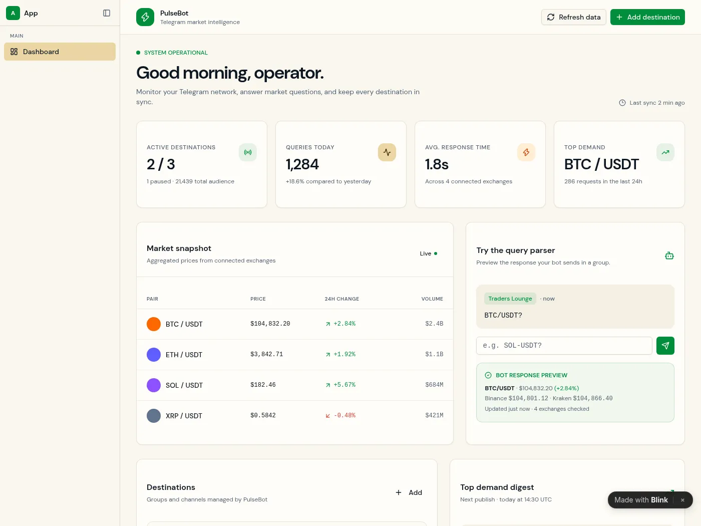 Crypto Query Bot