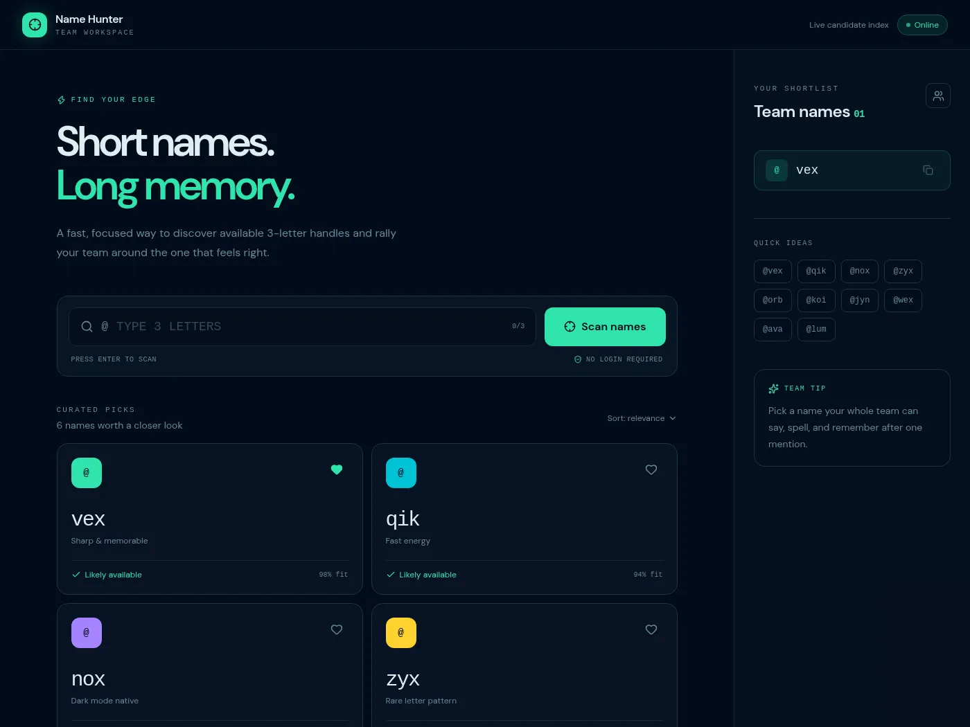 Discord Name Hunter