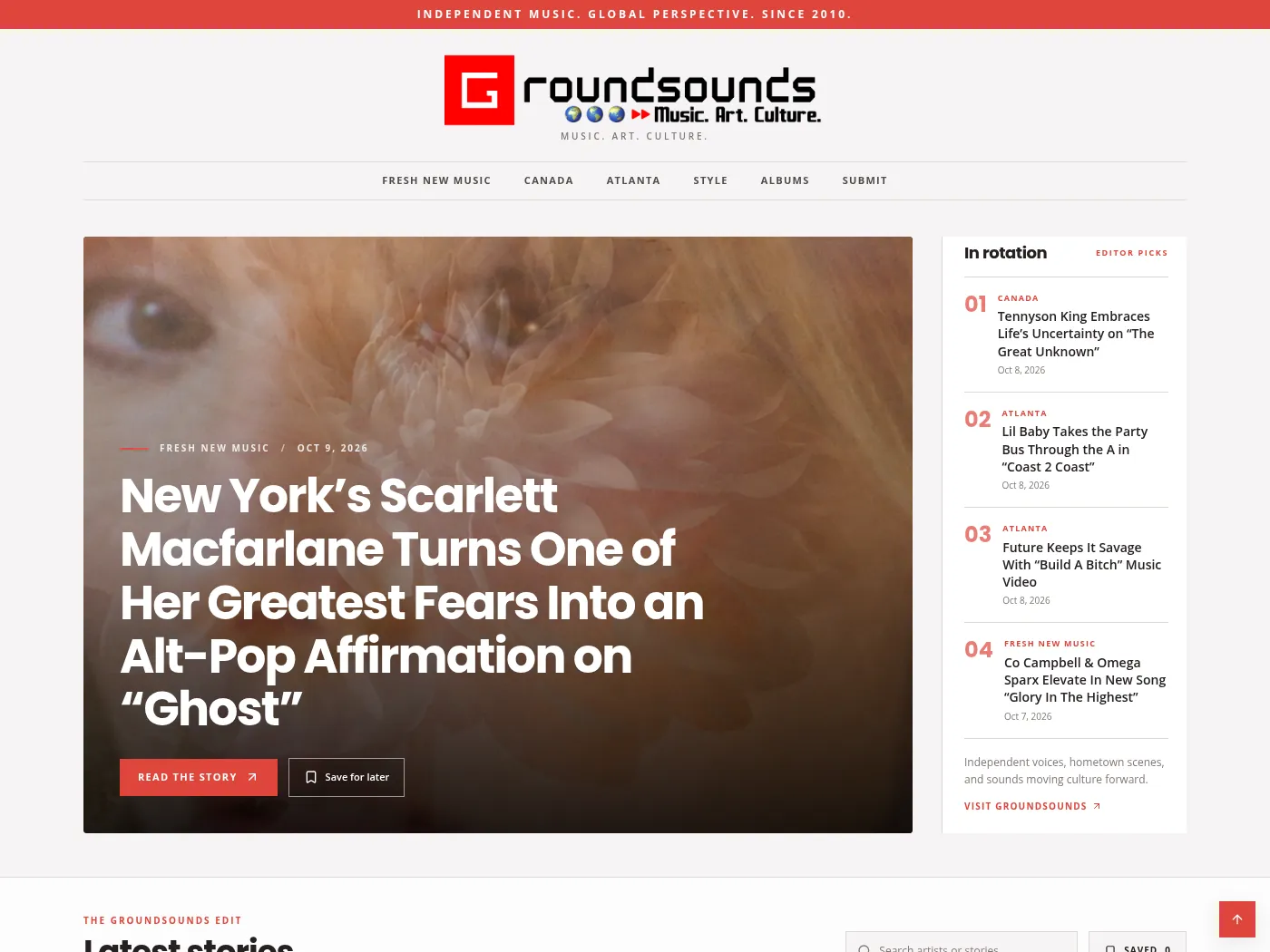 GroundSounds Web Experience