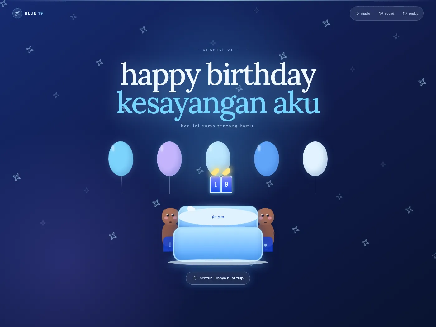 Blue Birthday Fantasy