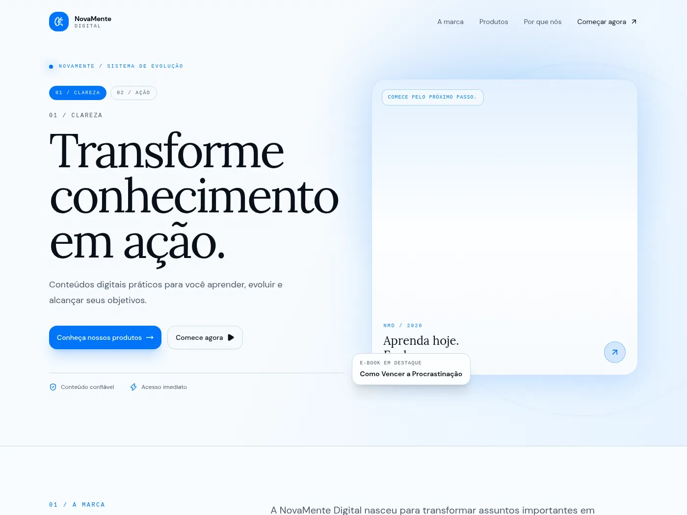 NovaMente Digital Site