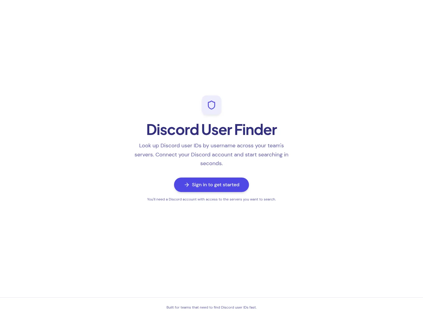 Discord User Finder