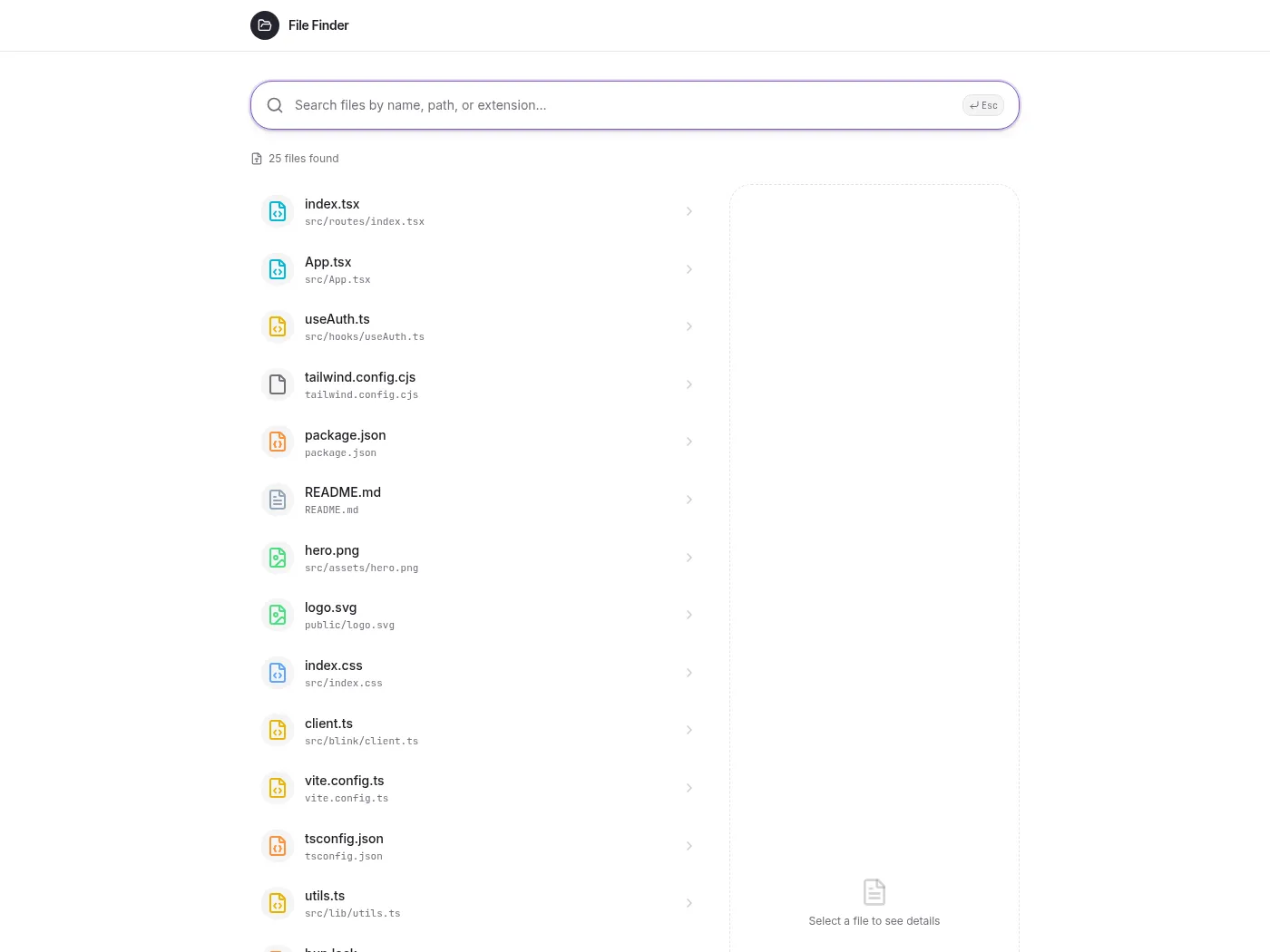 Auto Click File Finder