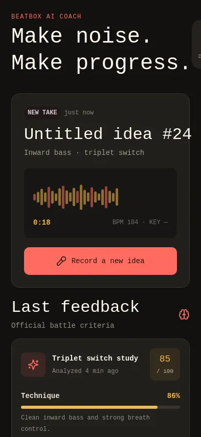 Beatbox AI Coach