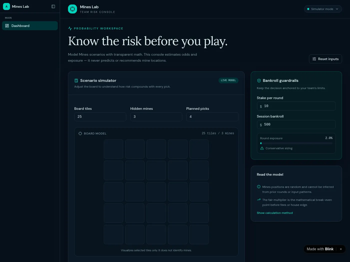Stake Mines Predictor