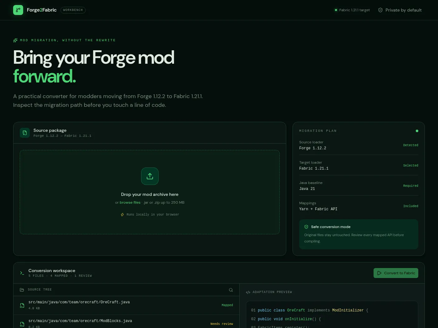 Forge2Fabric Converter