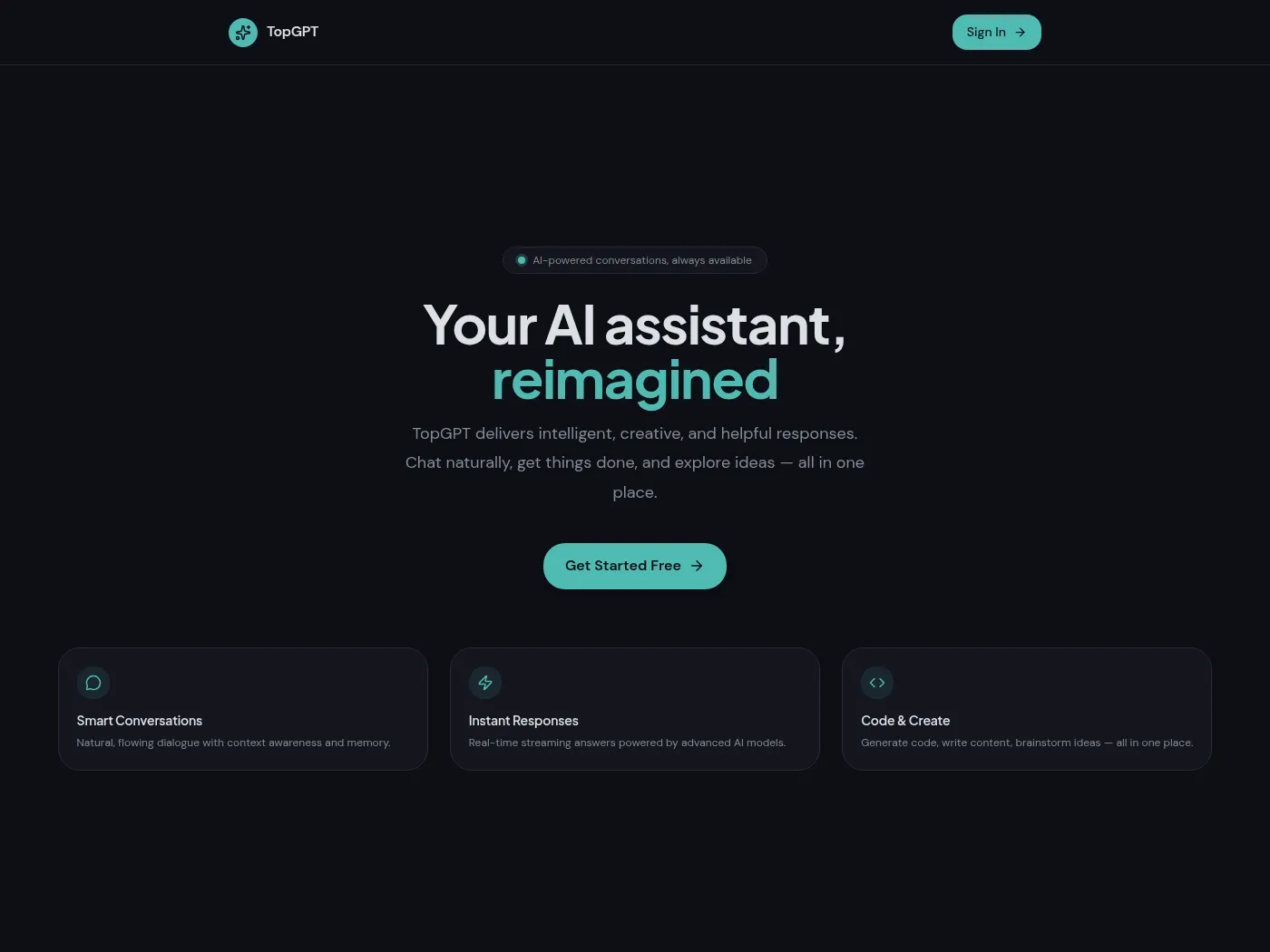 TopGPT AI App