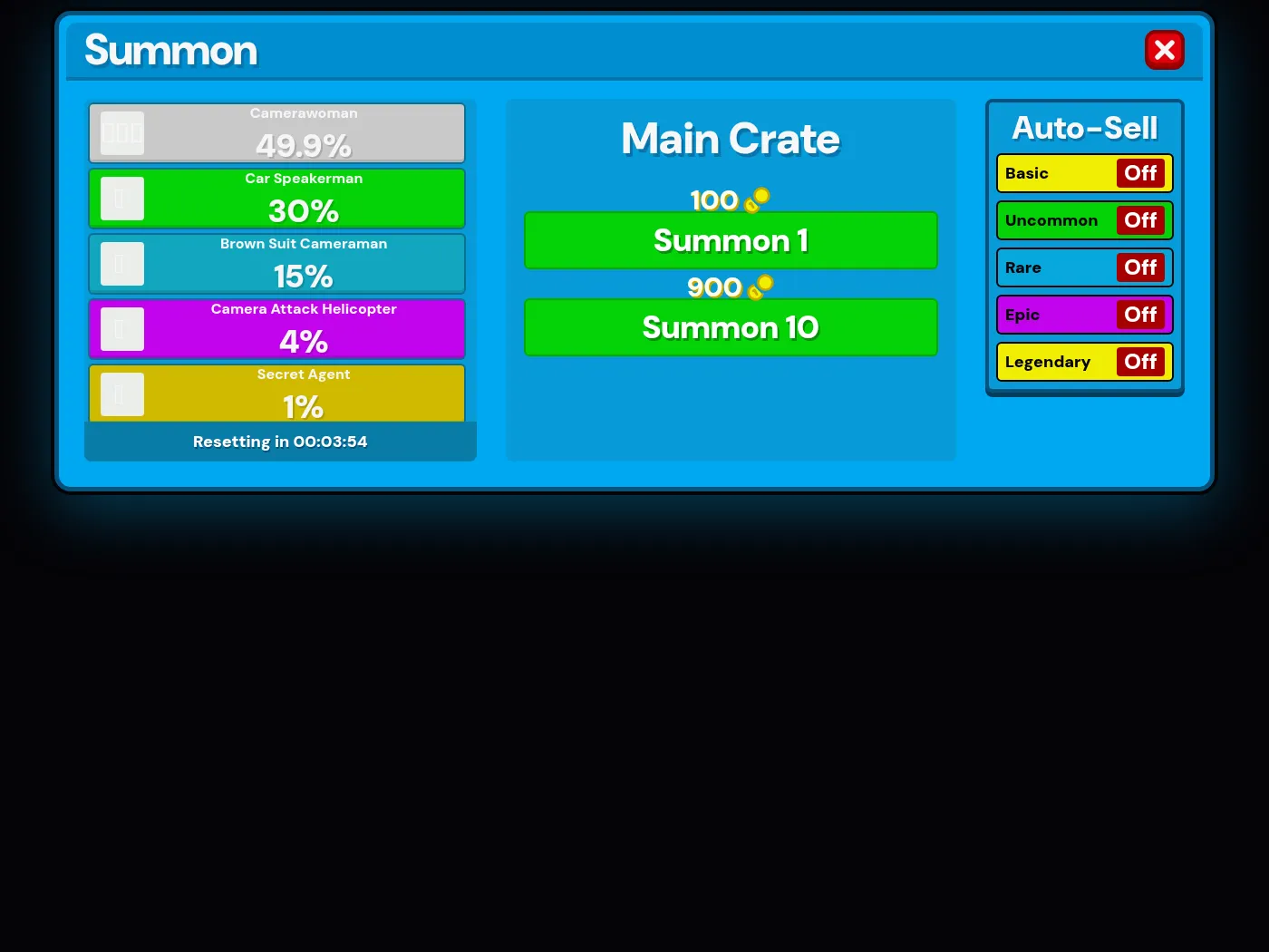 Tower Defense Summon GUI