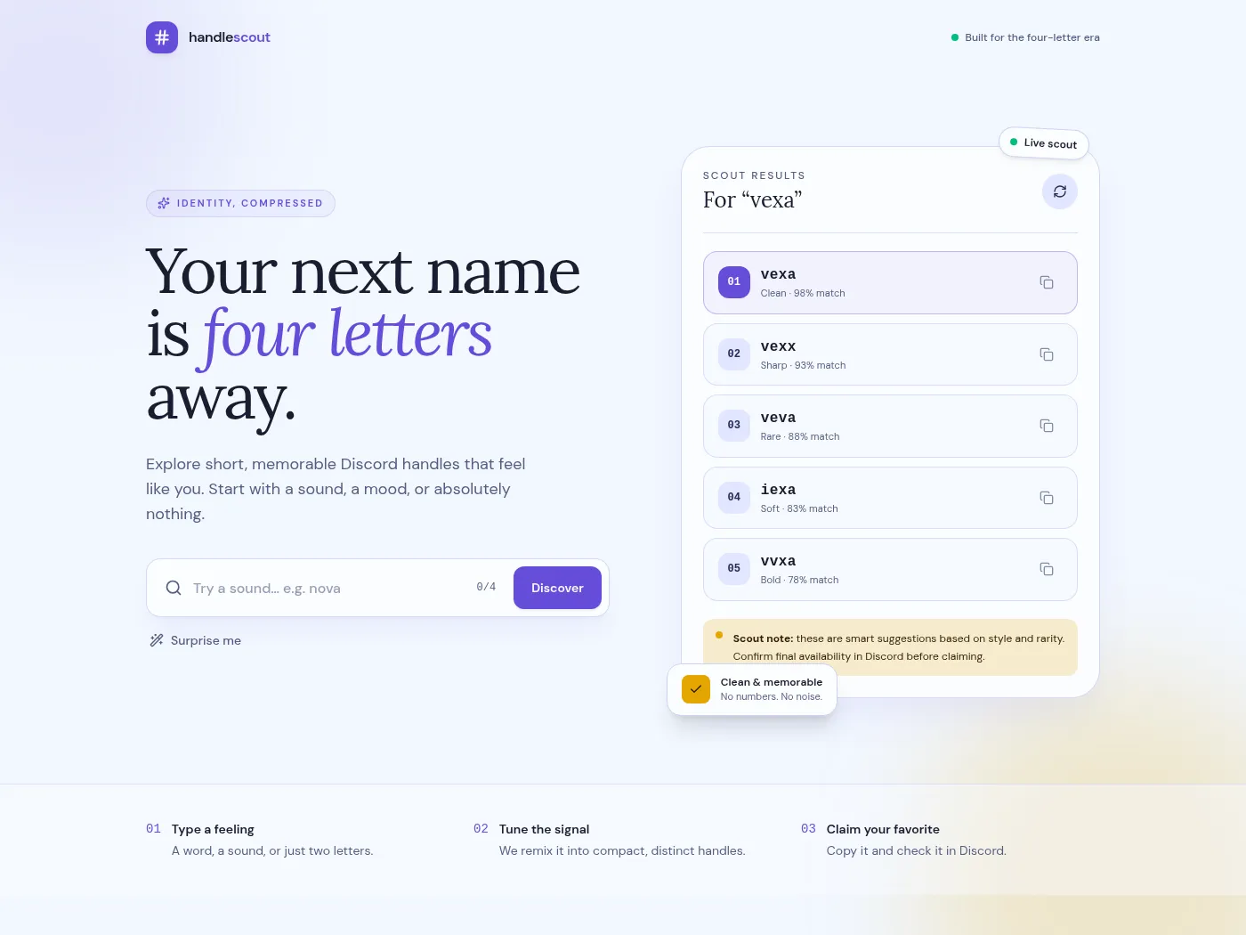 Discord Name Finder