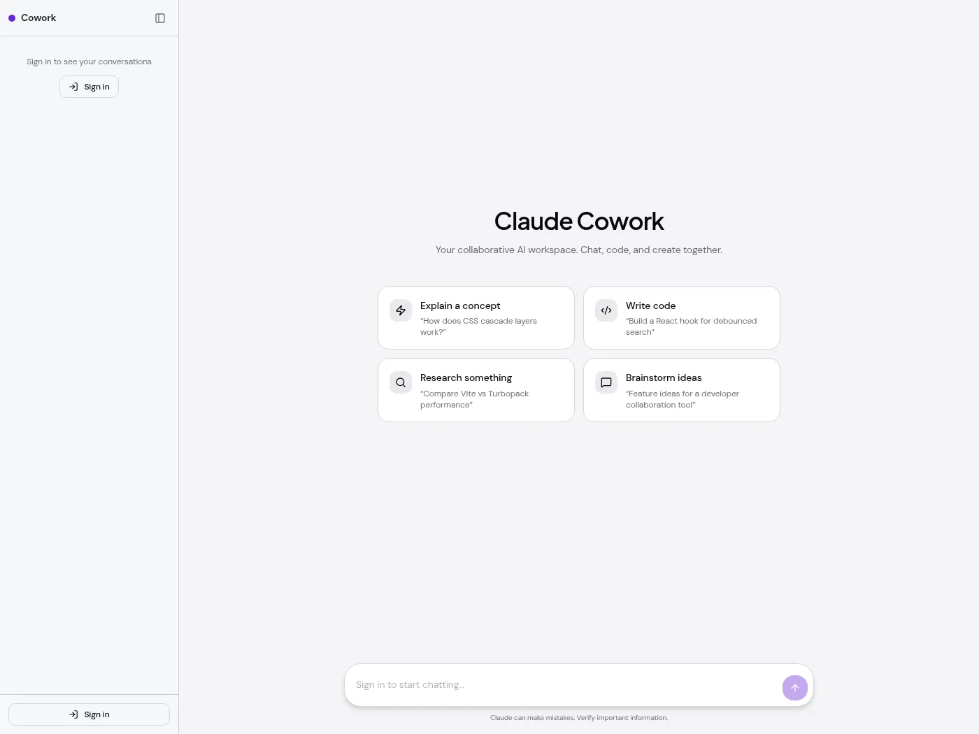 Claude Cowork Clone