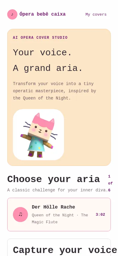 AI Opera Cover Studio