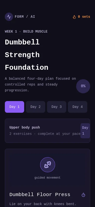 AI Workout Generator
