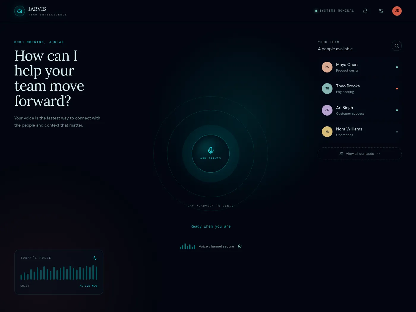 Jarvis Voice AI Assistant