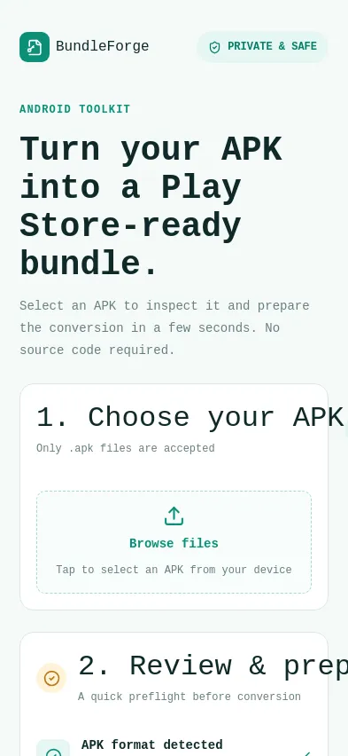 APK to AAB Converter