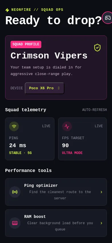 NeonFire Companion