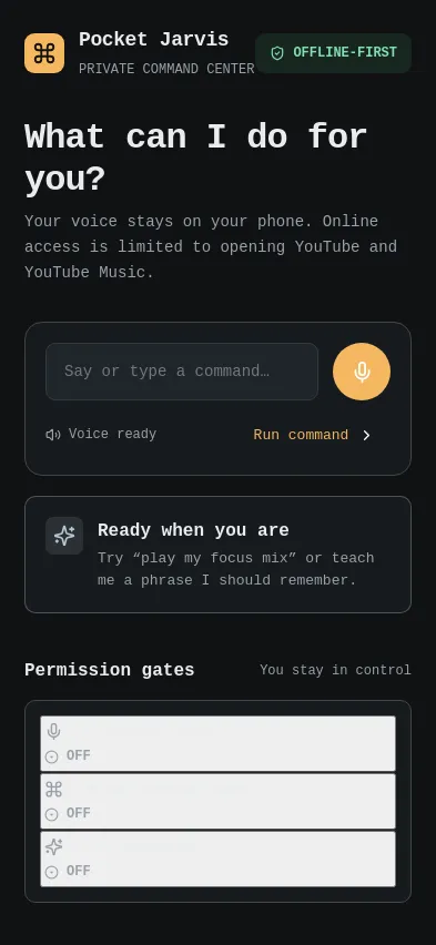 Pocket Jarvis Mobile