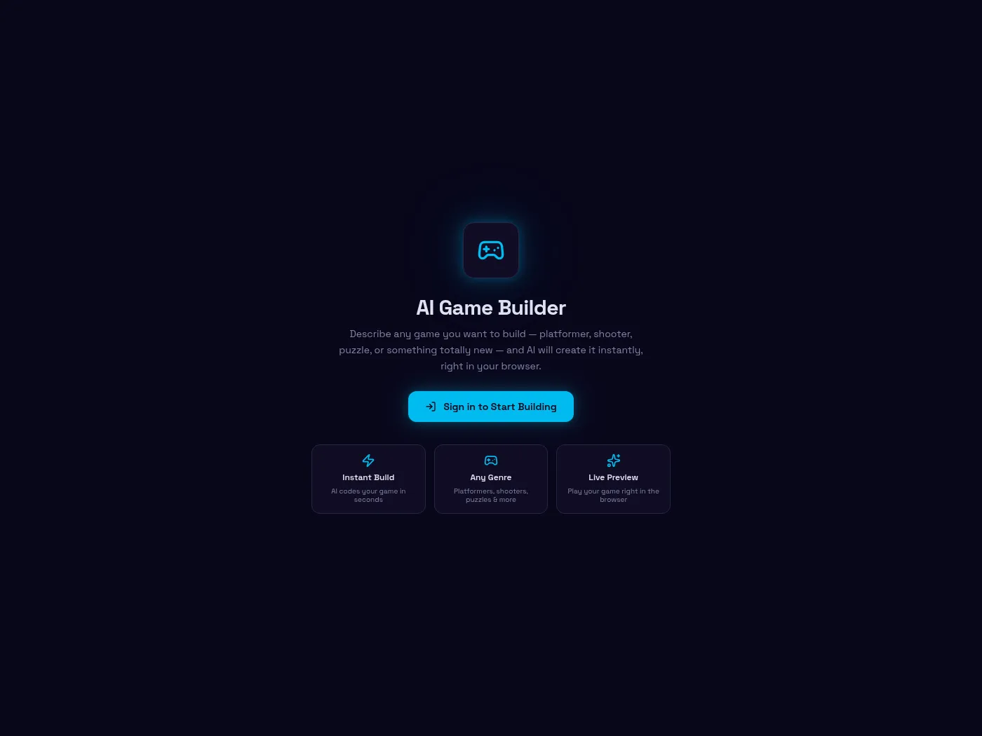 AI Game Builder