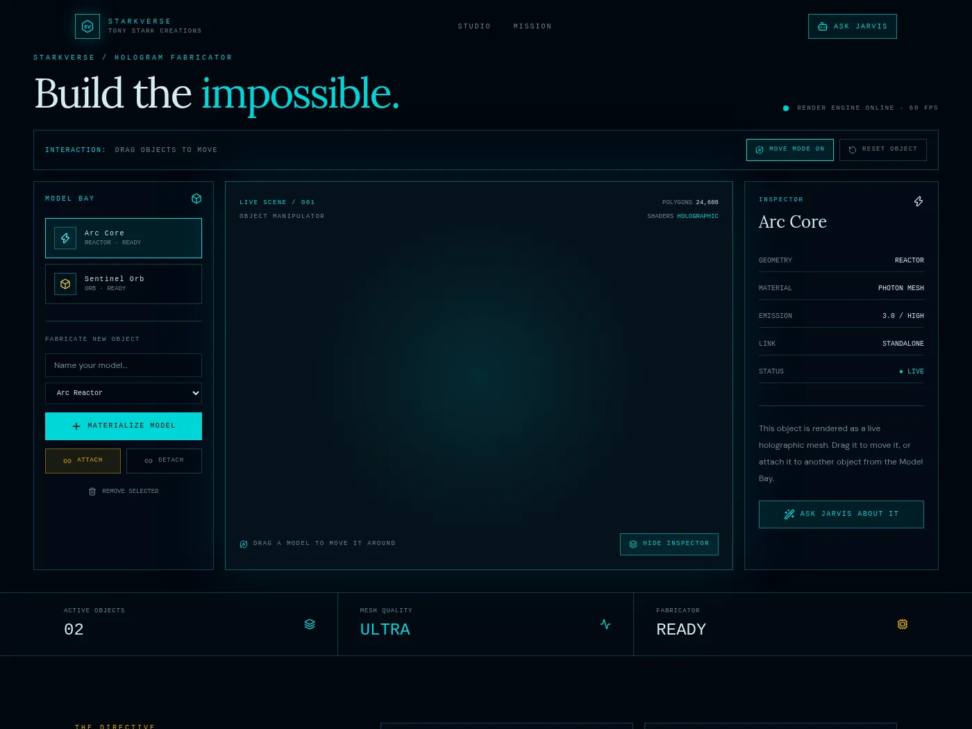 StarkVerse HUD Portal