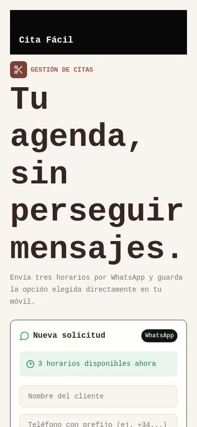 Cita Fácil Peluquería