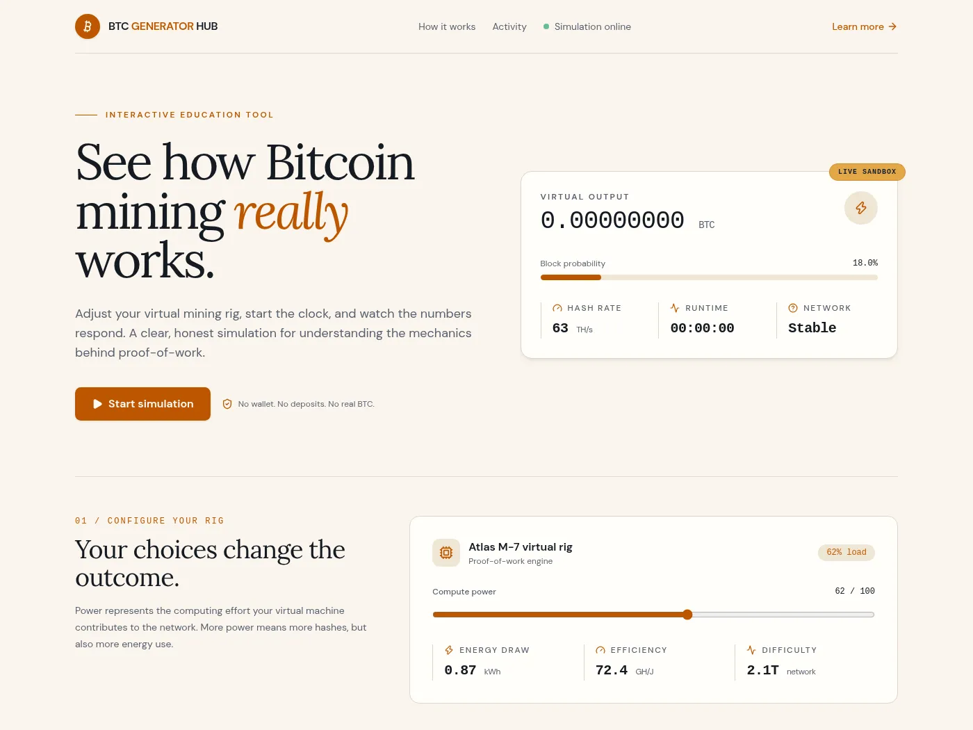 BTC Generator Hub