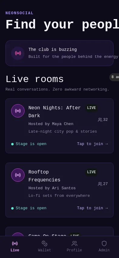 NeonSocial Live Club