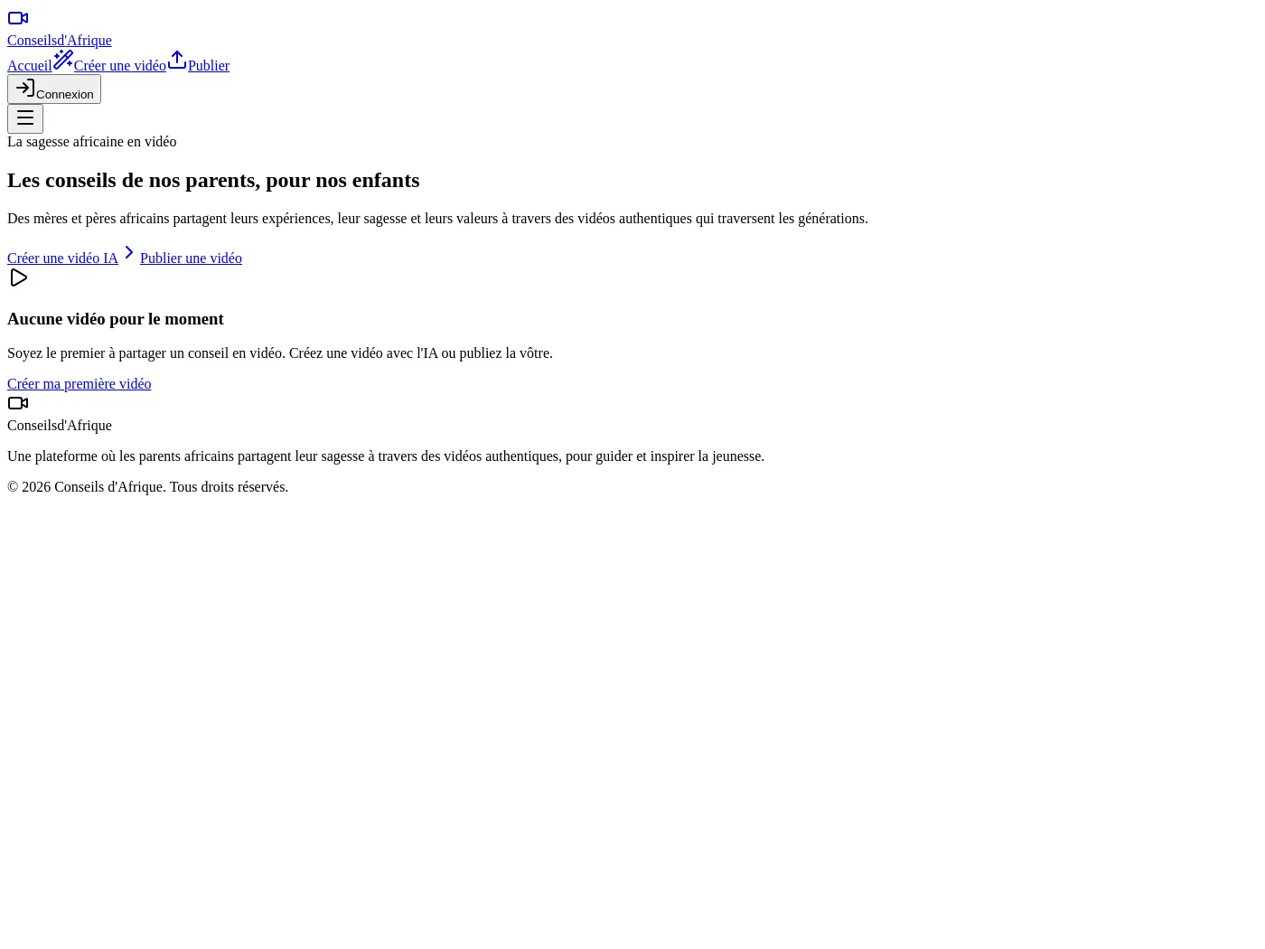 Conseils Parentaux Afrique