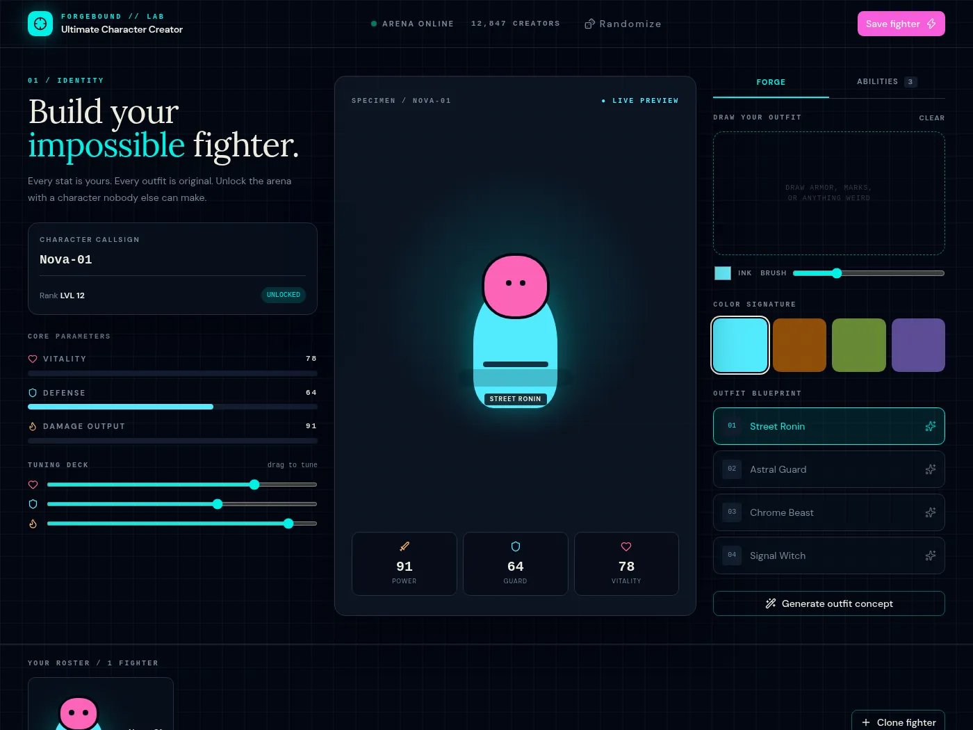 Ultimate Character Creator