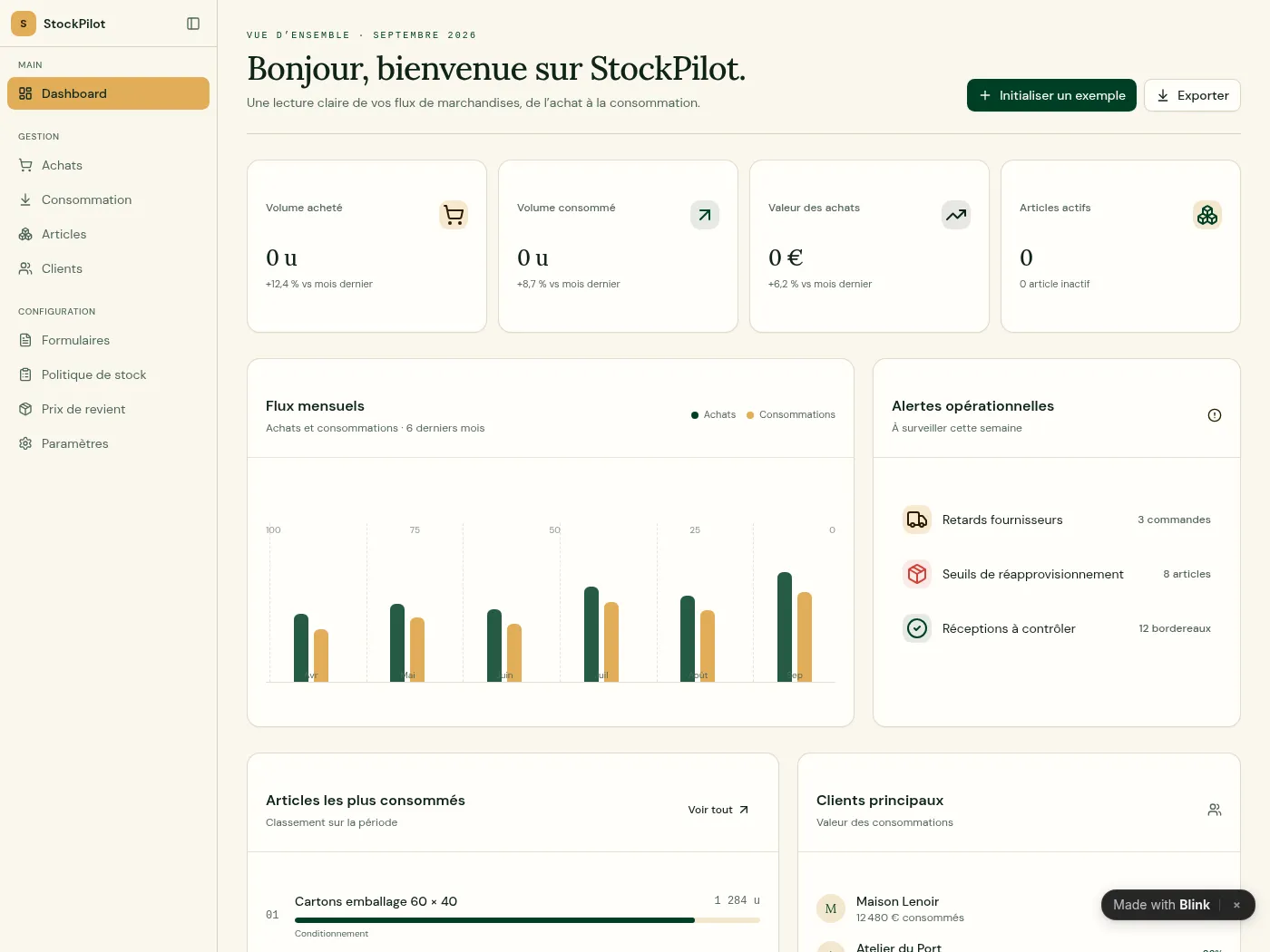 StockPilot Manager