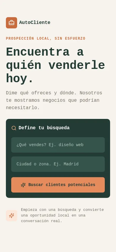 AutoCliente Finder