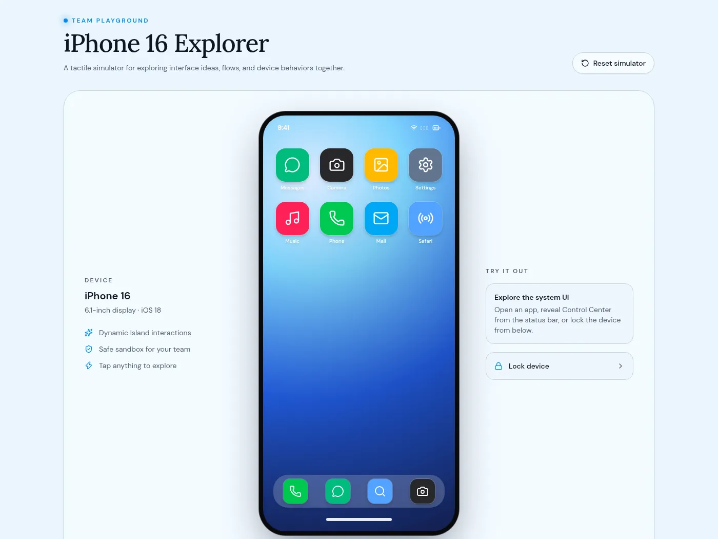 iPhone 16 Explorer
