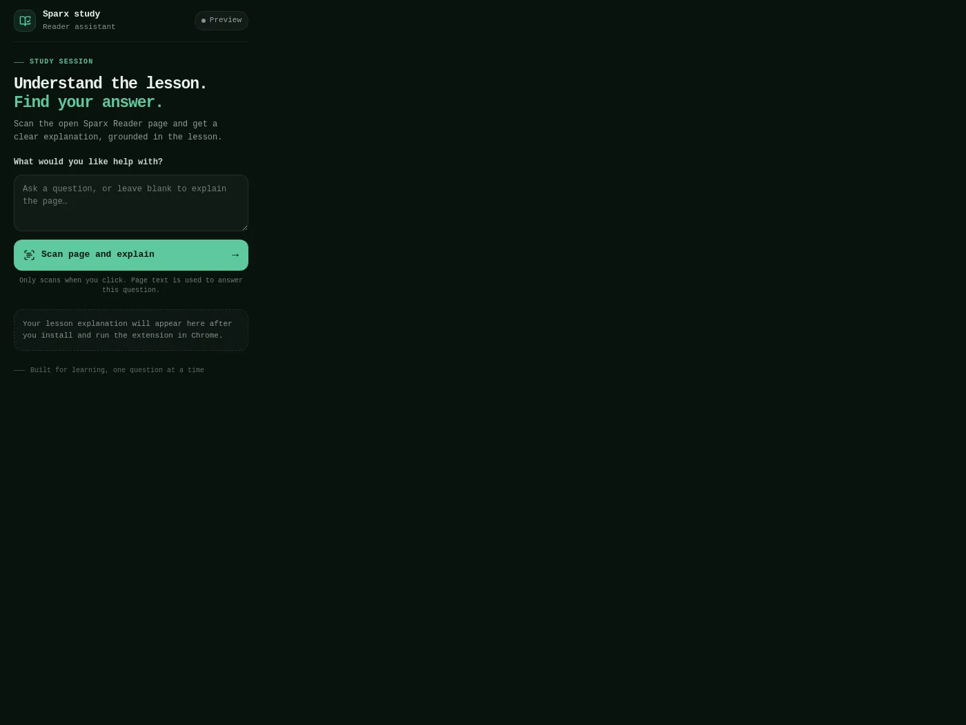 Sparx AI Answer Assistant