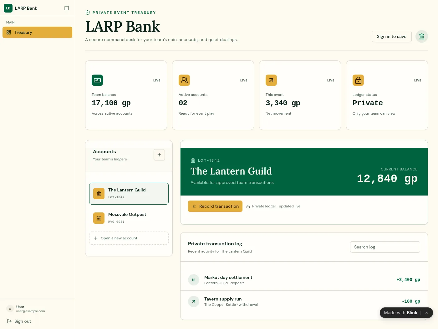 LARP Bank