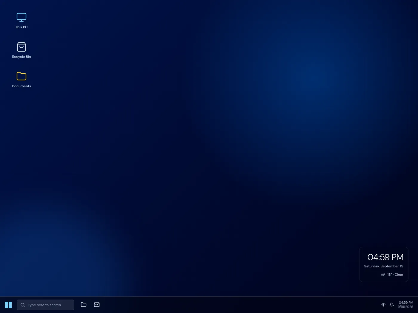 Windows 10 Style Web App