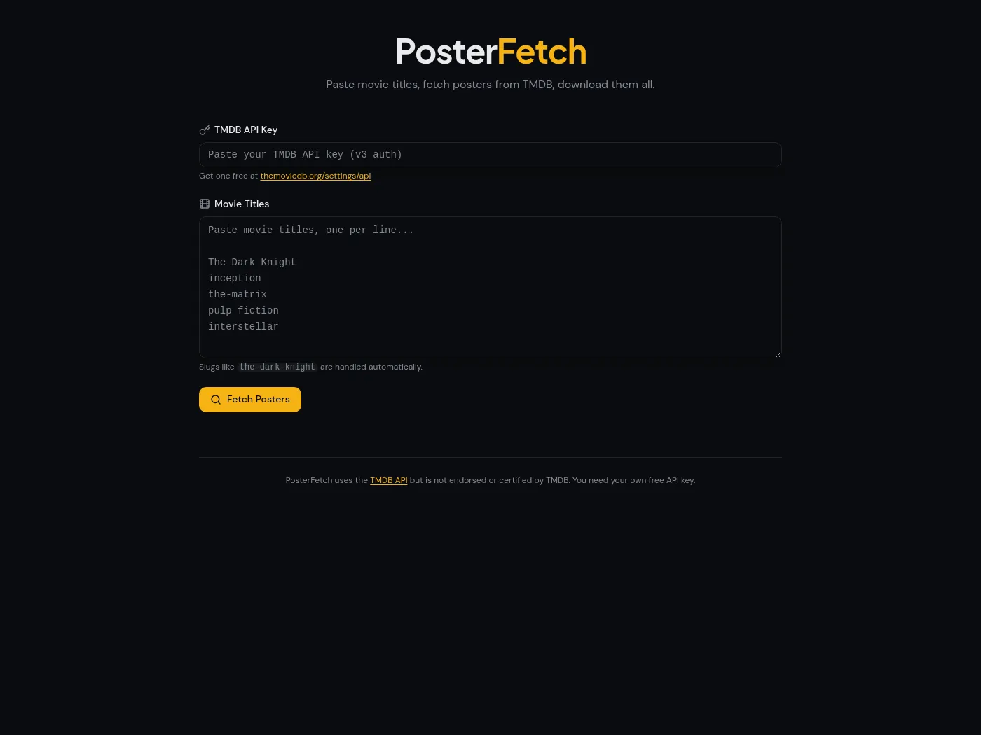 PosterFetch