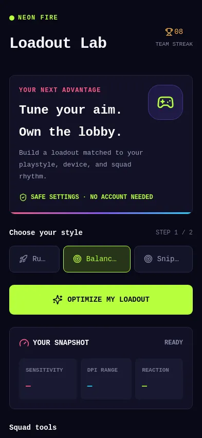 Neon Fire Optimizer
