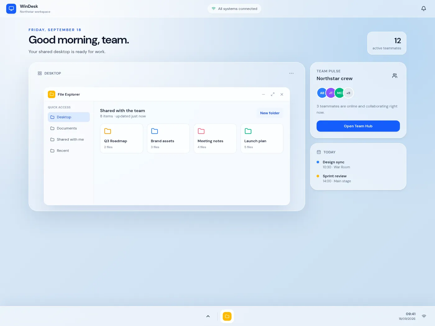 WinDesk Web OS