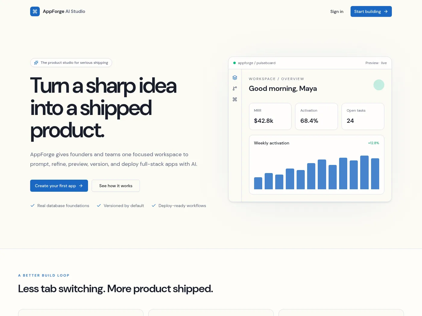 AppForge AI Studio