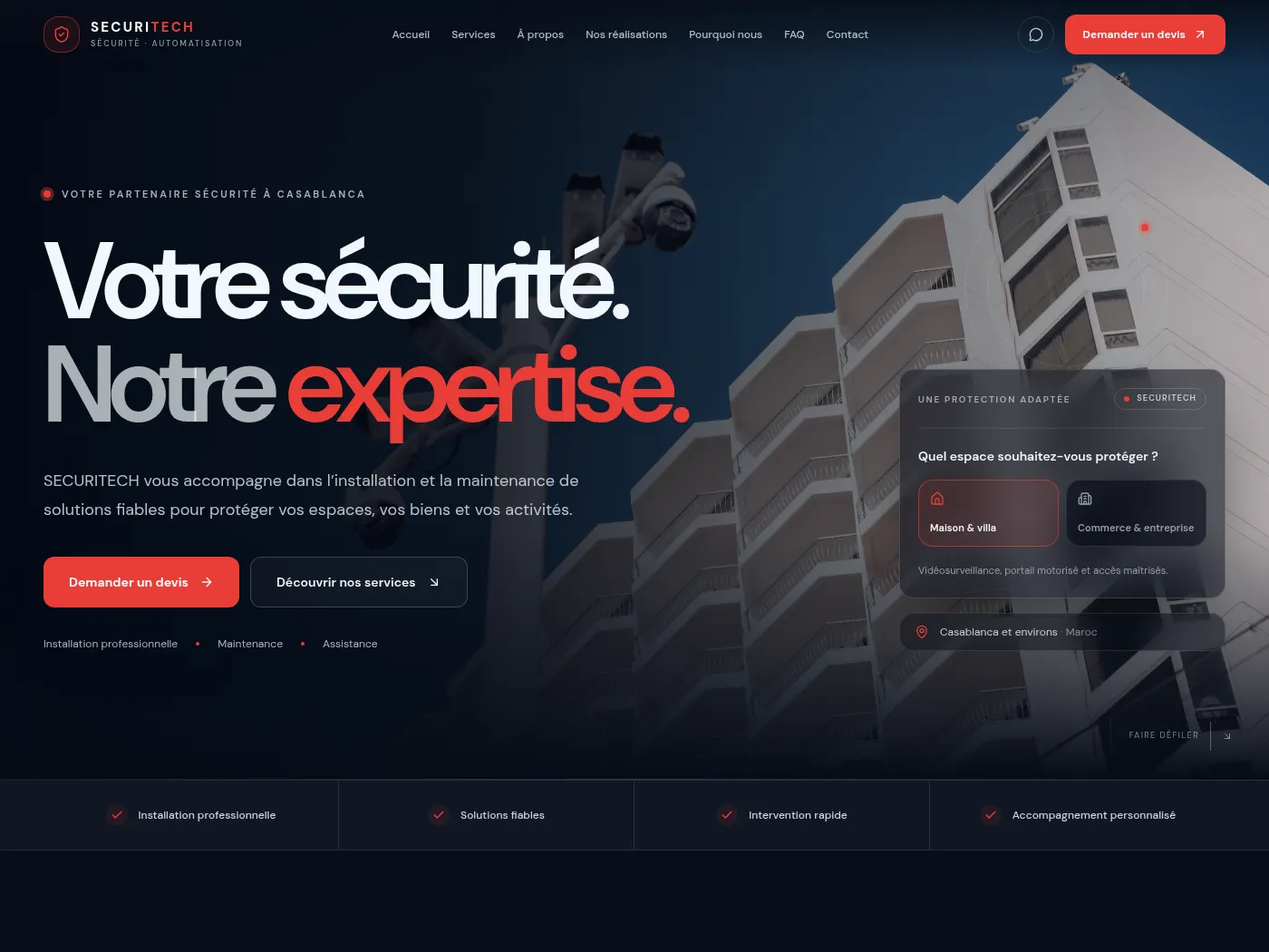 Securitech Premium Website