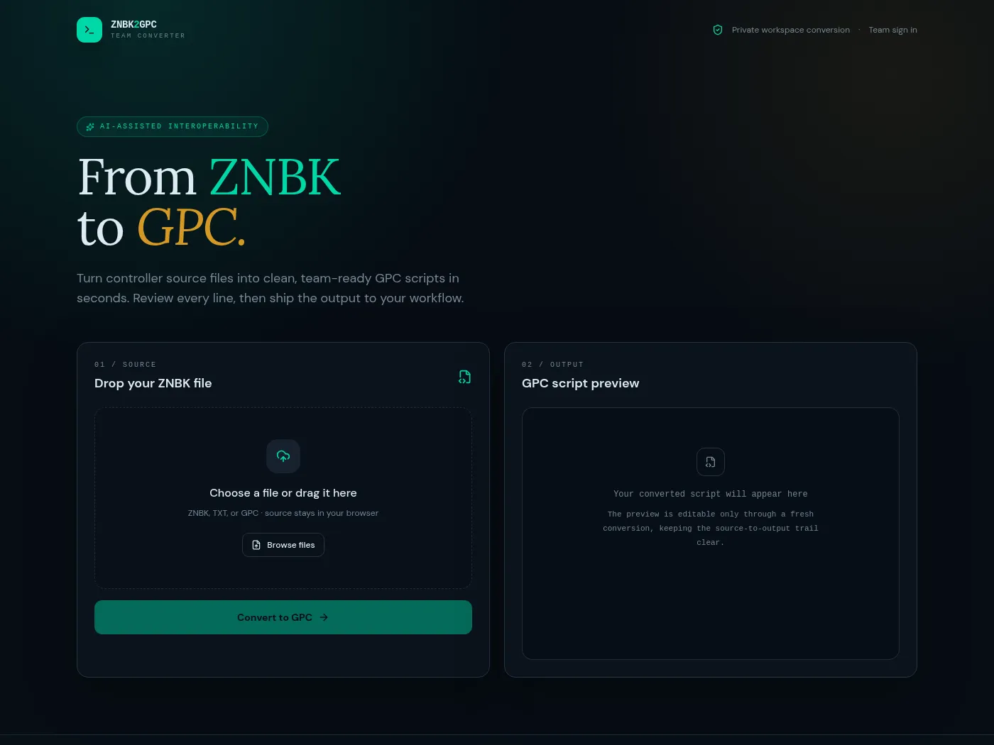 ZNBK2GPC Converter
