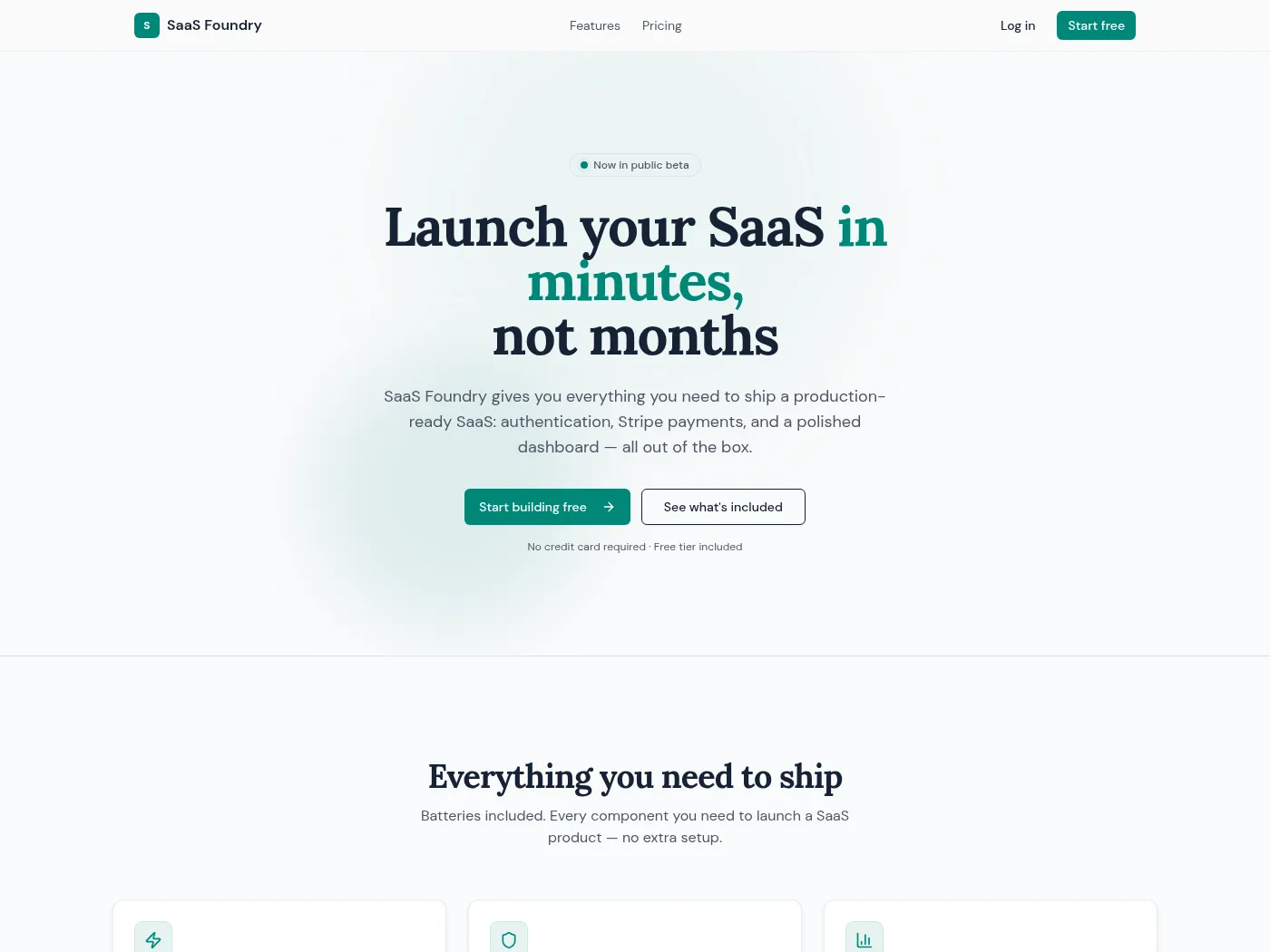 SaaS Foundry