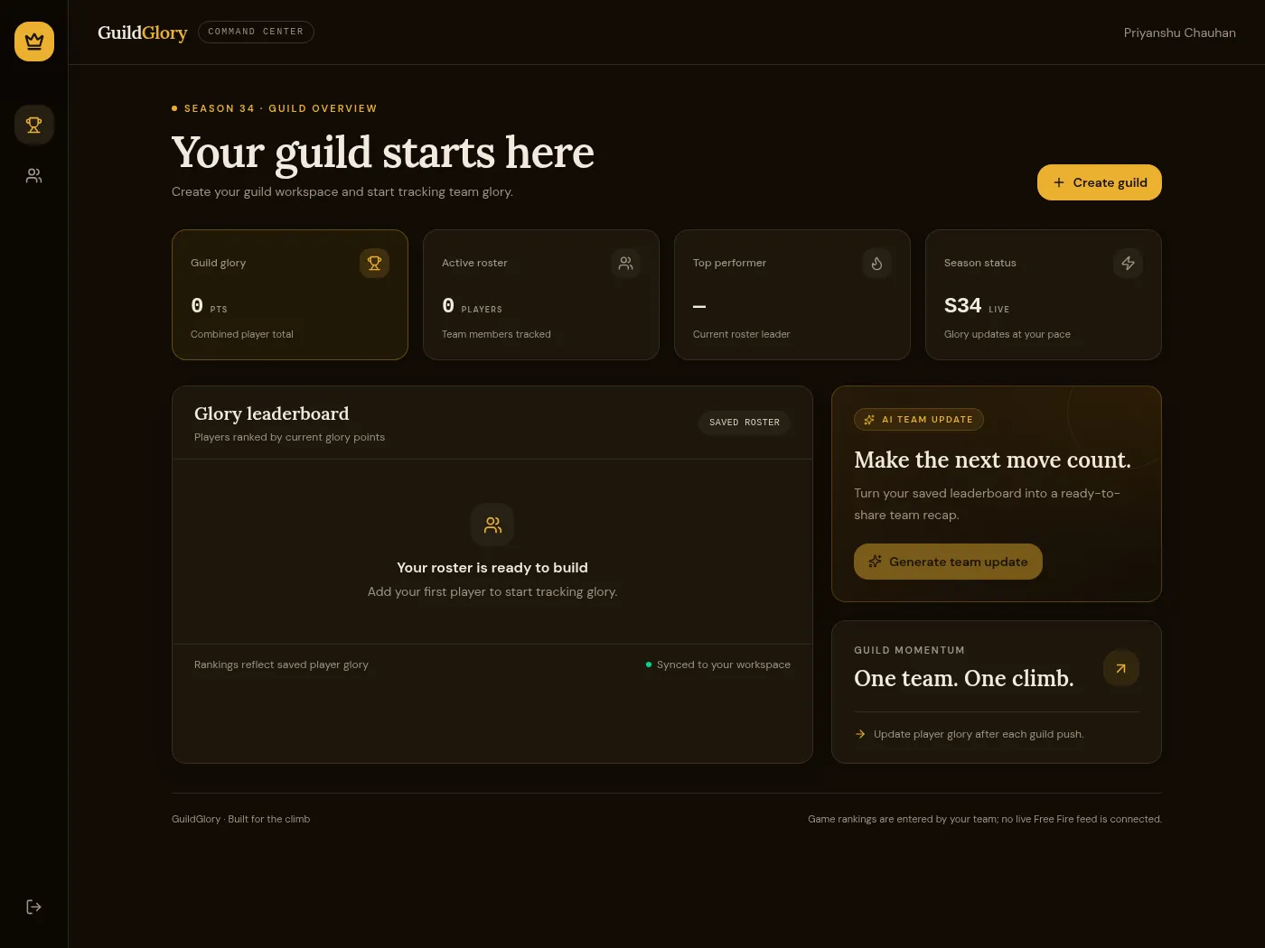 GuildGlory Bot